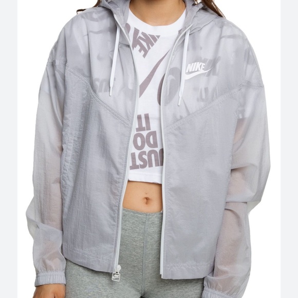 Nike | Jackets & Coats | Nike Women Transparent Windrunner Wind Jacket ...